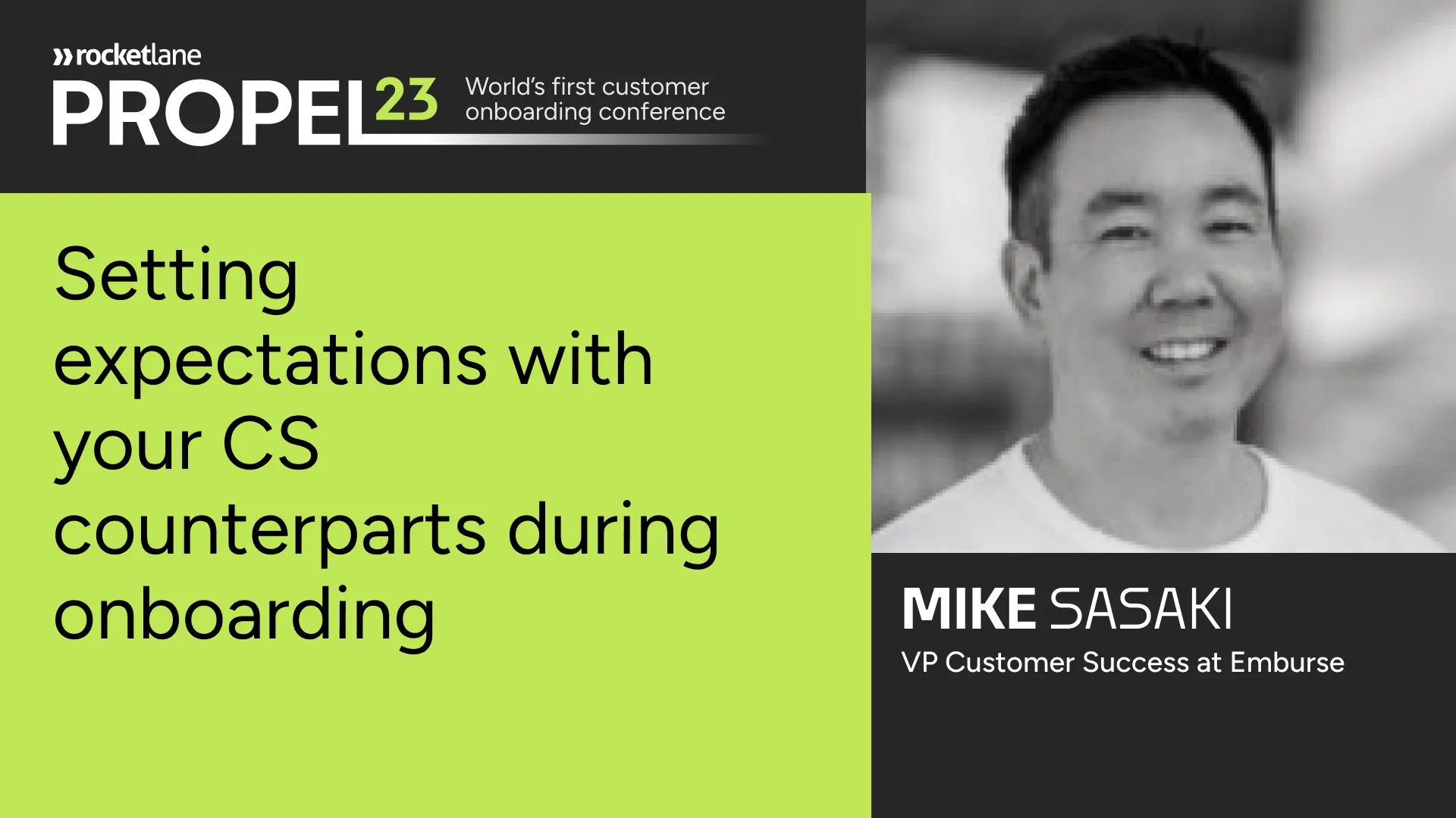 Setting expectations during customer onboarding